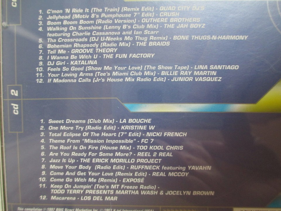Club Mix '97 2 disc set Cold Front cd | eBay