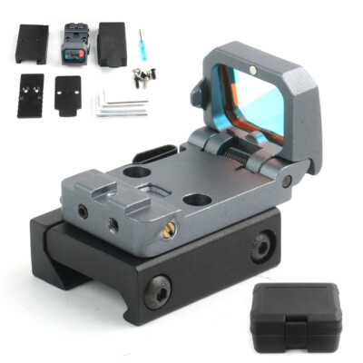 Mini Folding Flip Up Red Dot Sight Holographic Reflex Sight RMR For ...