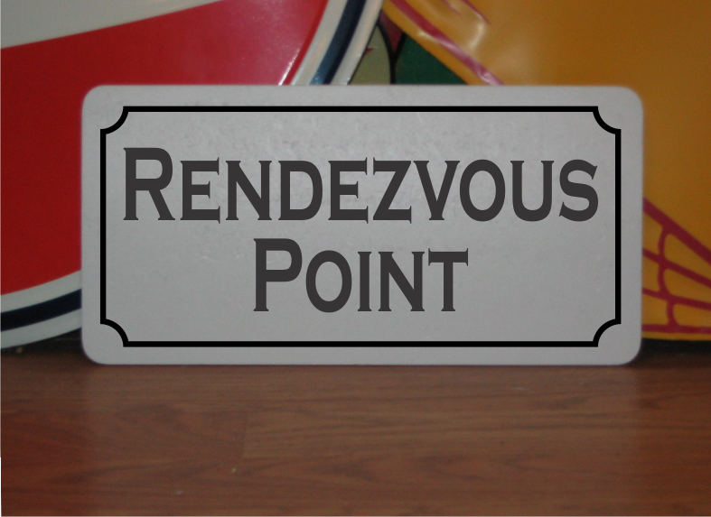 Rendezvous Point Metal Sign | eBay