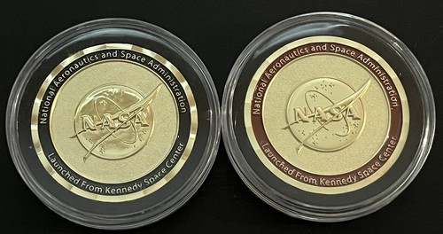 SpaceX Dragon Falcon 9 Crew 9 And 10 NASA Challenge Coin Medal Lot Of 2 ...