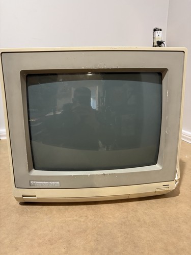 Commodore Amiga Video Monitor Model 1084S-D Vintage FOR PARTS OR REPAIR ...
