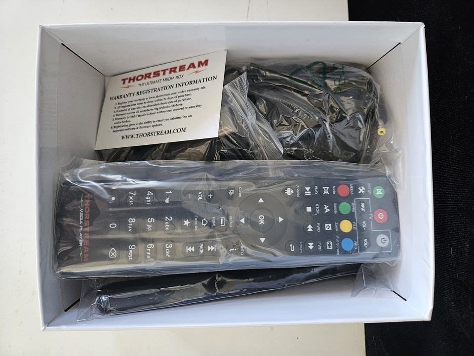 NEW! Thorstream Elite X Quad Core Wifi 4K UHD Streaming TV Media Box w/ Remote | eBay