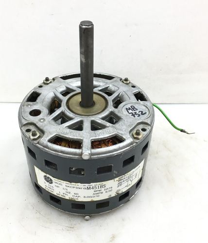 GE 5KCP39FGM451BS 1/3HP 1075RPM 115V Blower Motor M16 used #MB752 | eBay