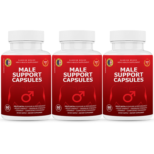 Male Support Capsules - Men's Health Supplement - 3 Pack | eBay
