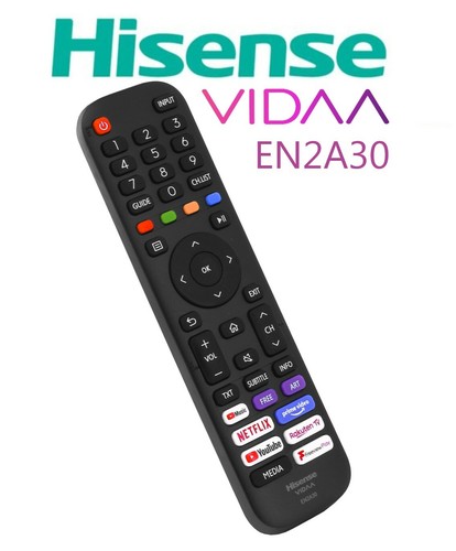 Genuine Hisense EN2A30 Remote Control for 2020 / 2021 VIDAA TV’s | eBay UK