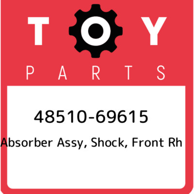 48510-69615 Toyota Absorber assy, shock, front rh 4851069615, New ...