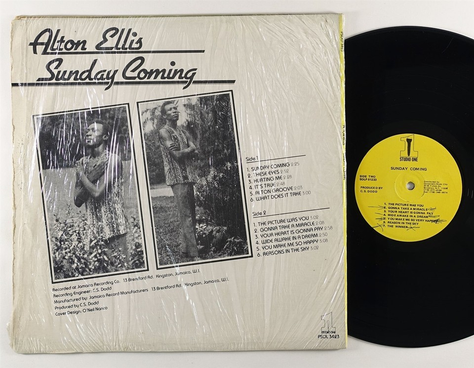 Alton Ellis "Sunday Coming" Reggae LP Studio One | eBay