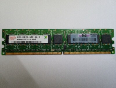 512MB DDR2 HP Desktop Memory PC2-6400E 800mHz Hynix HYMP564U72CP8-S6 ...