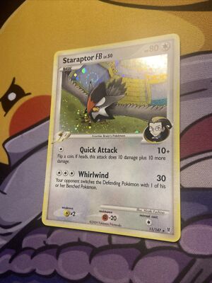 Pokémon TCG Staraptor [FB] Supreme Victors 11/147 Holo Holo Rare Swirl ...