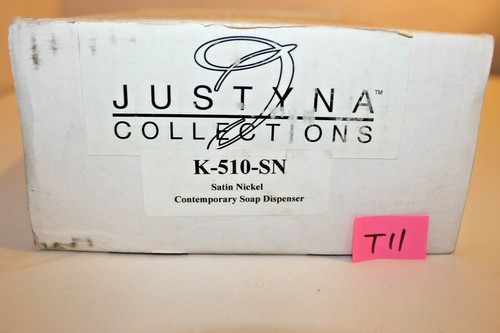 Justyna Collections JTK-510-SN Contemporary Satin Nickel Finished Soap ...