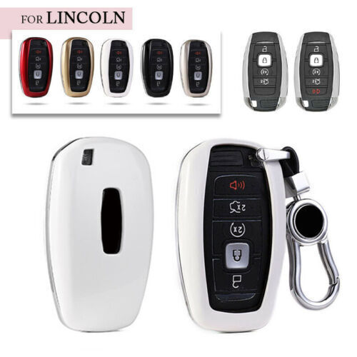 Car Remote Key Fob Case Cover Keychain For Lincoln Continental MKC MKZ ...