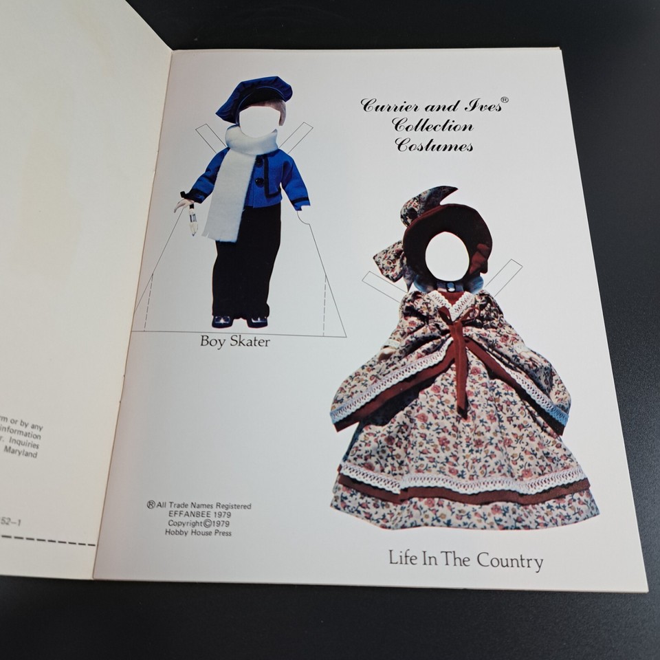 Vintage Effanbee Presents CURRIER and IVES Paper Doll Book c1979 ...