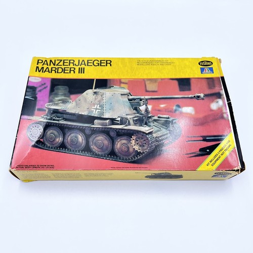 VINTAGE 1981 TESTORS/ITALERI Model PANZERJAEGER MARDER III Kit #815 | eBay