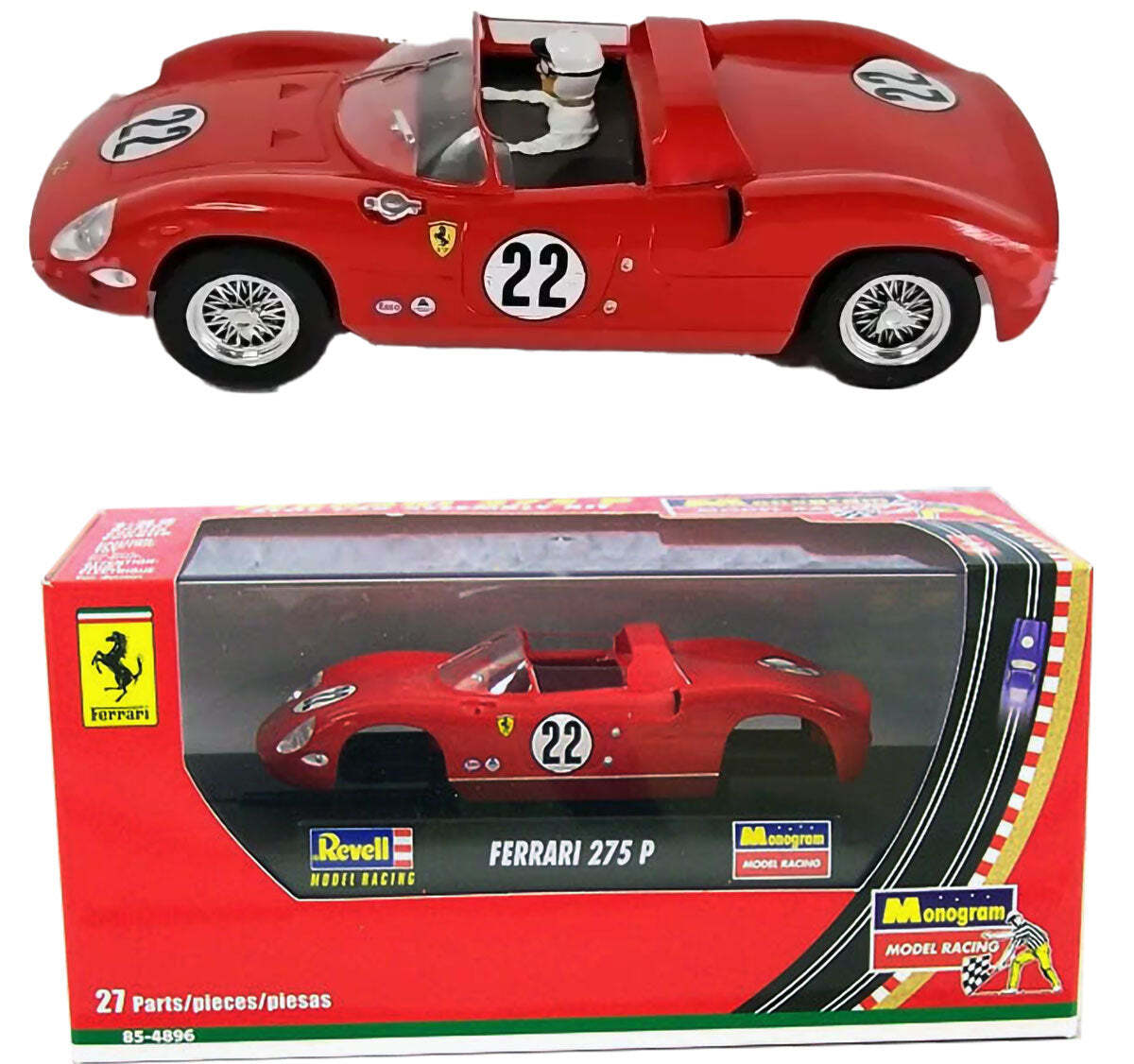 Revell Monogram Ferrari 275 P #22 1/32 Slot Car 275P for Slot.it ...