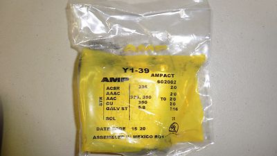 NEW AMP Tyco Y1-39 - 602002 AMPACT Tap 336.4-2/0 Aluminum Connector ...