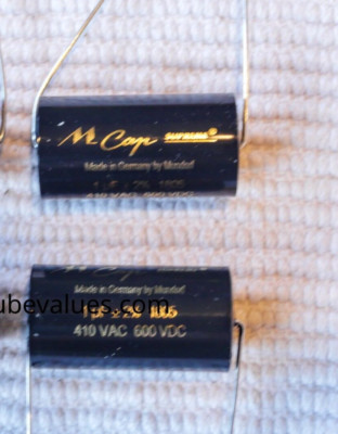 PAIR 2X Mundorf MCap Supreme Aluminum Capacitor 1.0 1 uf 1uf 600VDC | eBay
