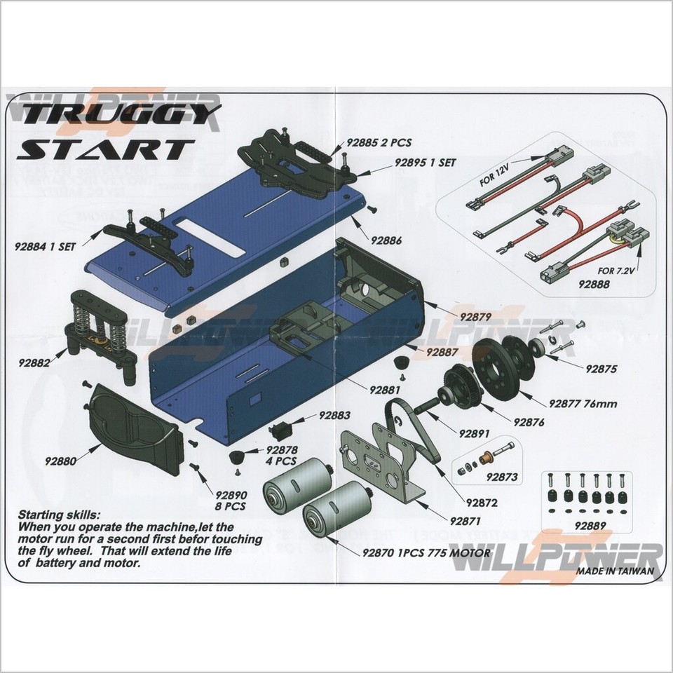 Starter Box w/ Dual 775 Motor #10244T (RC-WillPower) | eBay