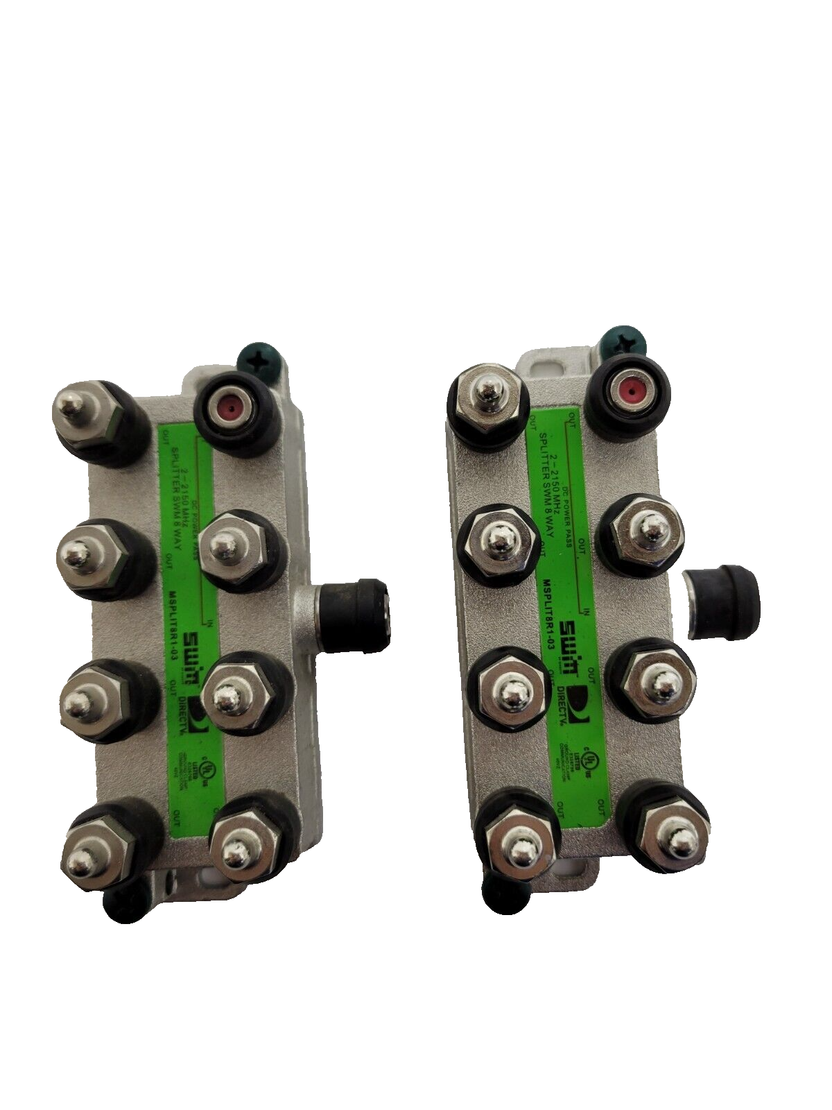Directv MSPLIT8R1-03 8-Way High Frequency SWM Splitter 2-2150 LOT OF 2 ...