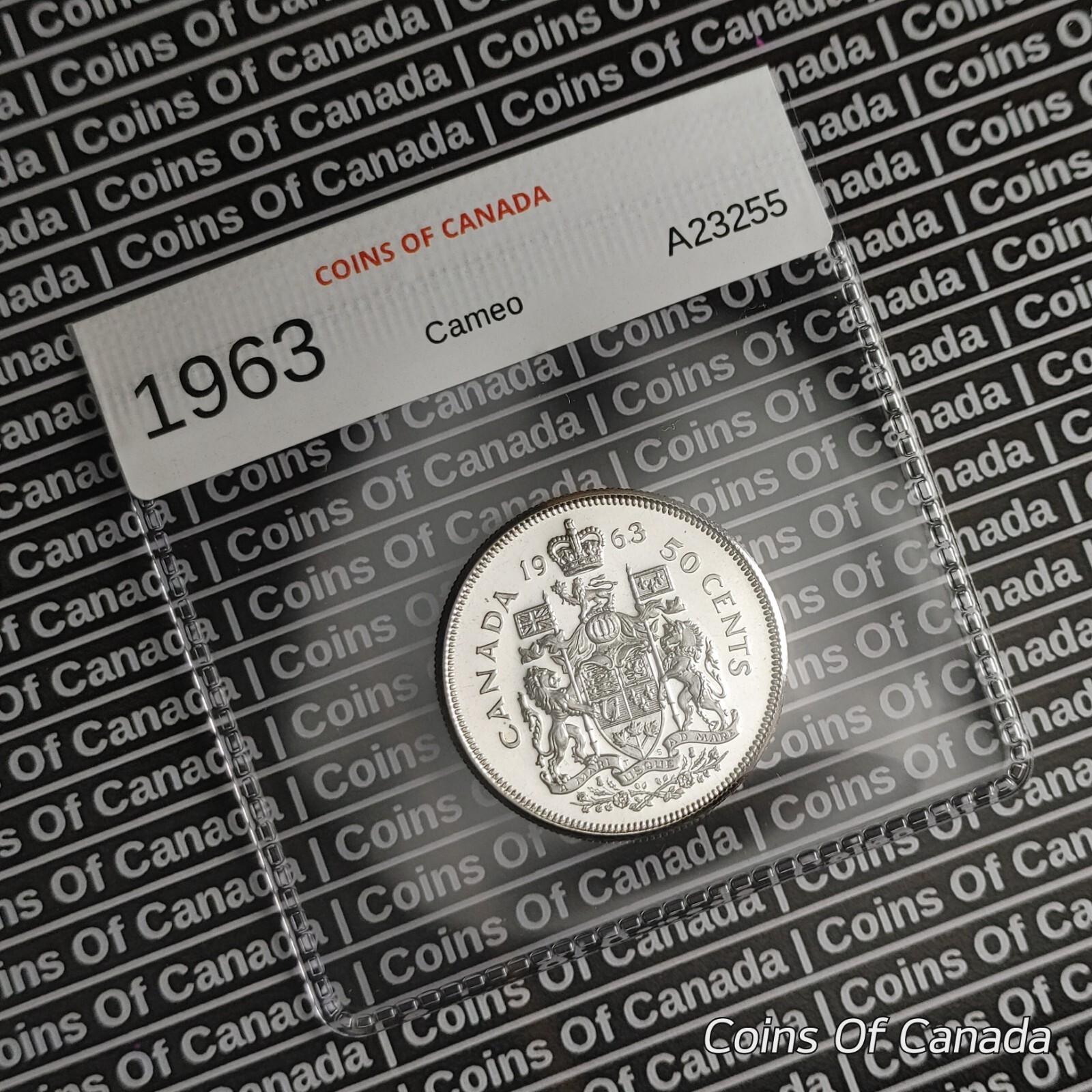 1963 Canada Silver 50 Cents UNCIRCULATED Coin - Cameo - Nice Coin # ...