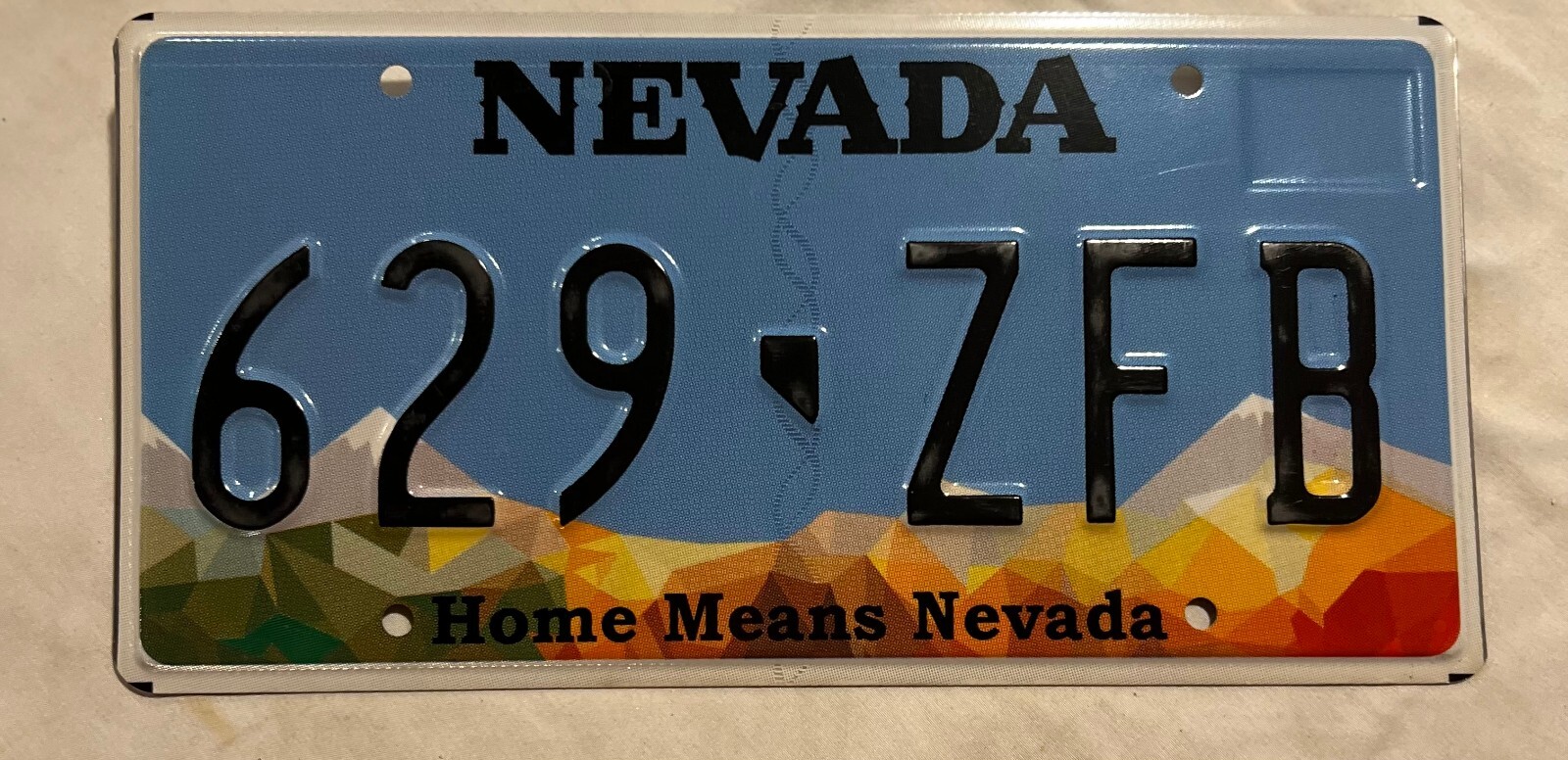 LICENSE PLATES NEVADA 629 ZFB | eBay