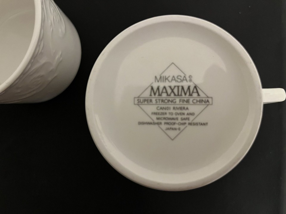mikasa maxima tea coffee cups set of 2 Pristine Condition | eBay