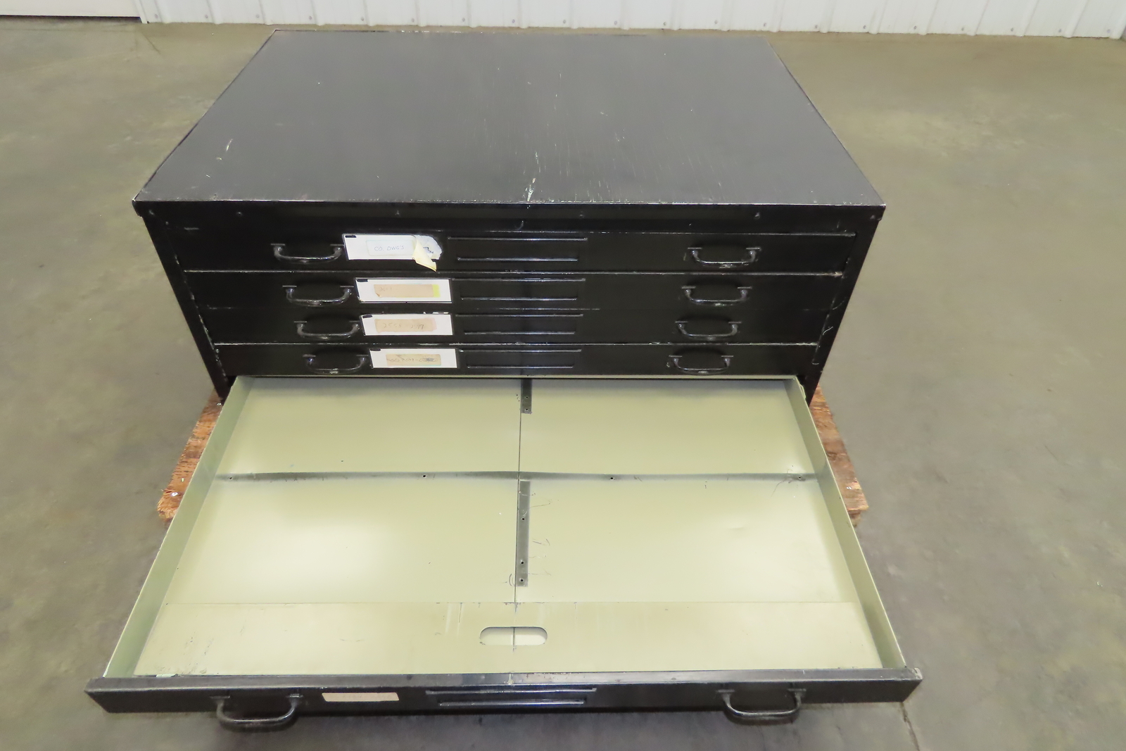 5 Drawer Steel Blueprint Plans Map Flat Filing Cabinet 41.25"x28.5"x17 ...