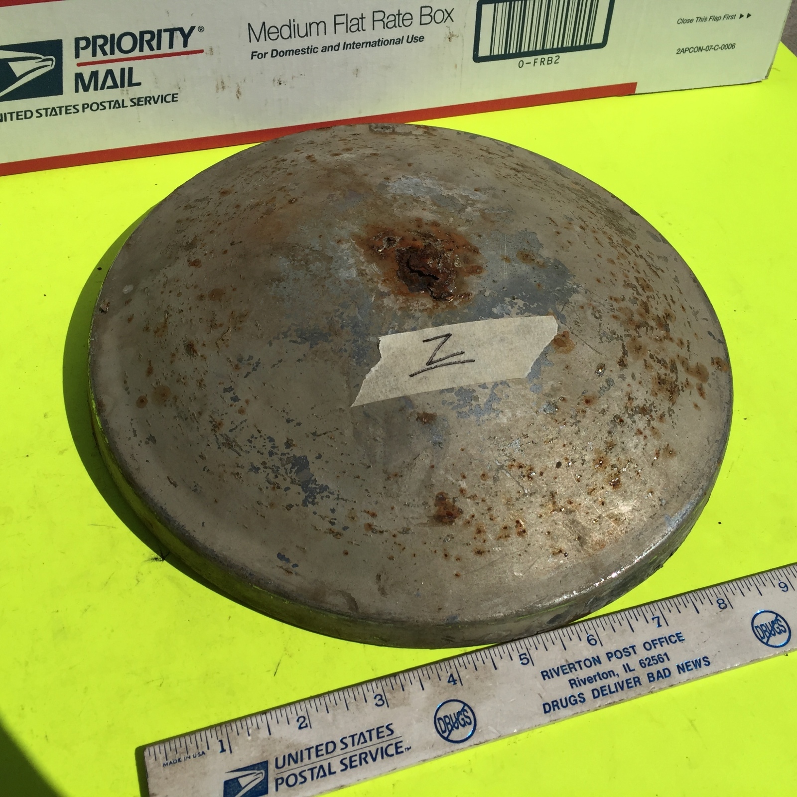 Studebaker antique hub cap, used and damaged. Item: 4894 | eBay