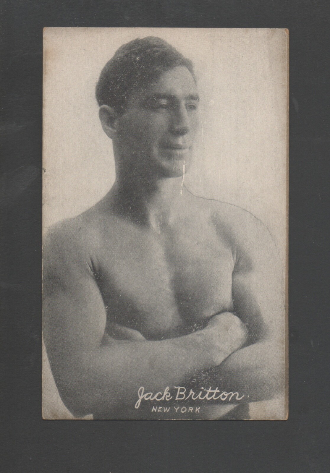 1921 Exhibit Supply Company Boxing Postcard-Jack Britton-New York vg ex Grade | eBay