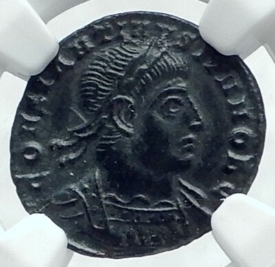 CONSTANTINE II Jr. 330AD Authentic Ancient Roman Coin w SOLDIERS NGC ...