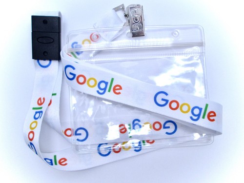 Official • Google Safety Lanyard + Horizontal Badge Holder ID Card ...