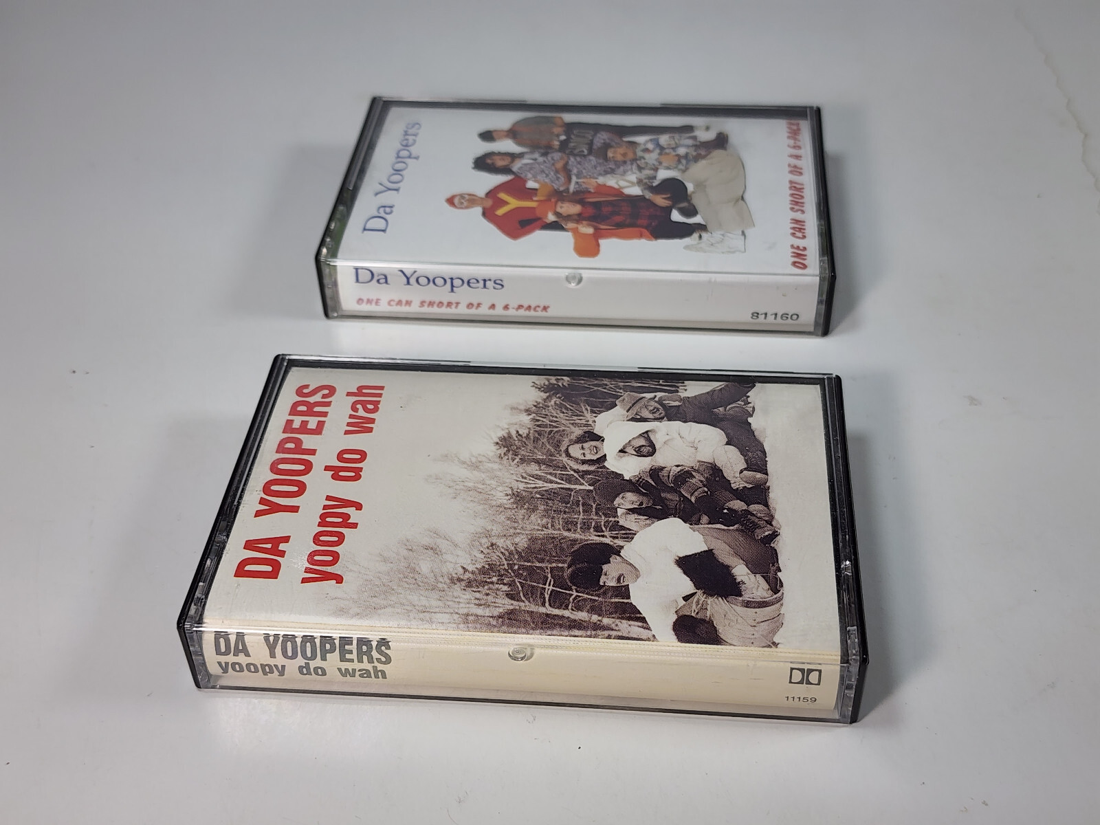 Vintage 2 Cassette Tapes Da Yoopers Yoopy Do Wah One Can Short Of A 6 ...