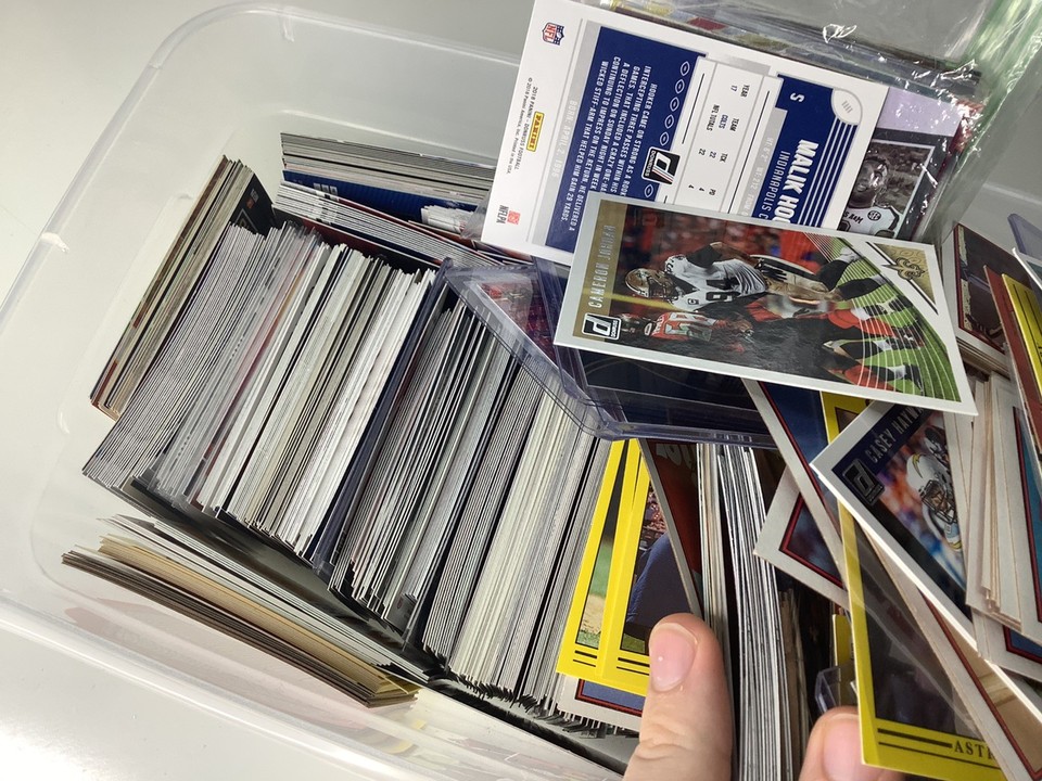 5LB+ HUGE SPORTS CARD LOT Box Random Baseball Football Basketball ...