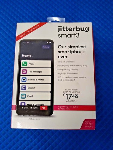 Lively Jitterbug Smart3 Smartphone for Seniors - Black-read before ...