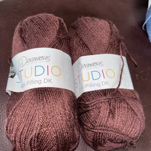 200g Deramores Studio Anti Pilling DK Knitting Yarn in MERLOT | eBay UK