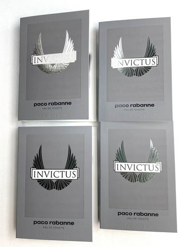 Paco Rabanne INVICTUS EDT Sample Vial 0.05 Oz Cologne Spray Lot of 4 | eBay