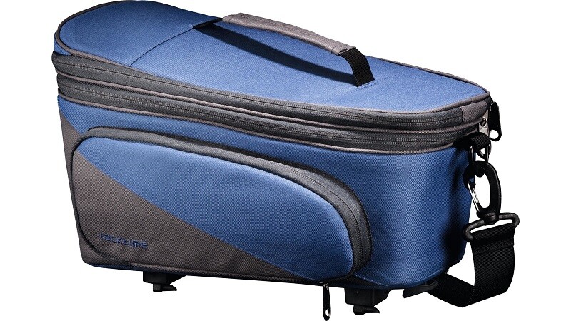 Racktime Pannier Bag " Talis Plus " Blue/Grey, 15L, With Snap-It ...