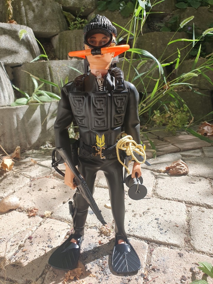 Gi Joe Vintage 1964-83 Action Man SAS Boxed Underwater Attack, Rare! | eBay