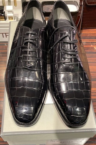 Tom Ford Lisa alligator Lace Up Shoes - RRP$12,950 USD Size 8.5 &9US ...