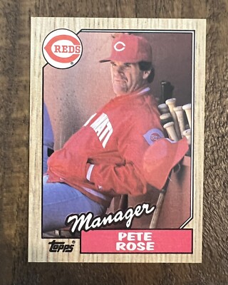 1987 Topps #393 Pete Rose Manager | eBay