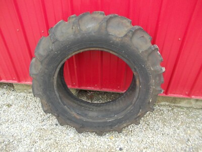 Kelly Springfield 11.2 x 24" rear tractor tire 94% tread long bar short ...