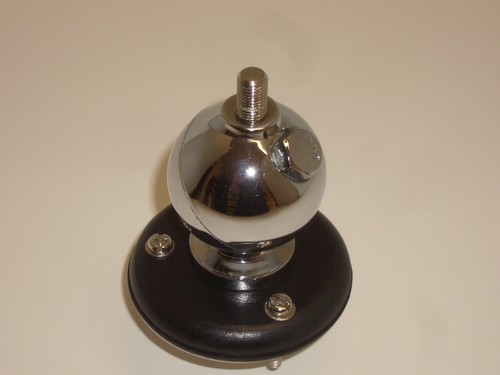 WORKMAN BM3BS CB HAM RADIO HEAVYDUTY 3/8-24 ANTENNA SWIVEL BALL MOUNT w ...