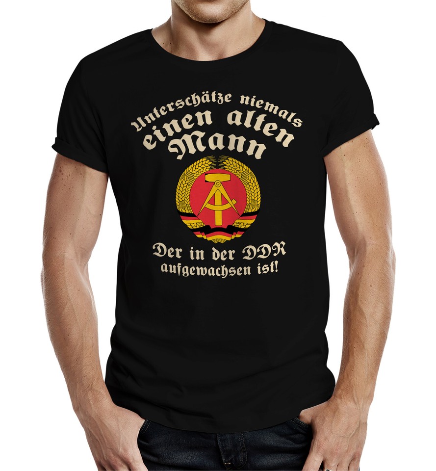 Ossi Fun T-Shirt Ostdeutschland DDR Ostalgie Trabi Freizeit Ostalgie ...