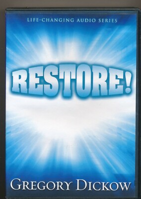 Restore! by Gregory Dickow 5 CD Audio Book on Christianity | eBay
