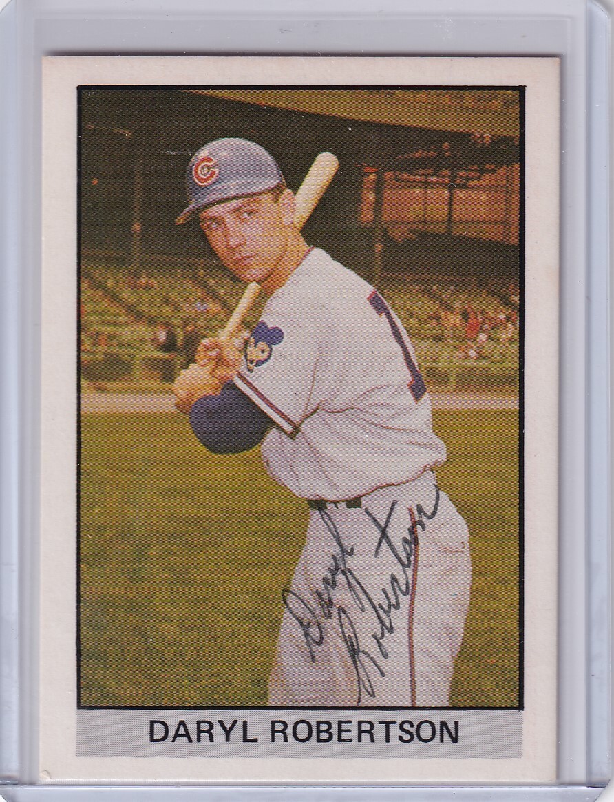 1979 OYW #19 DARYL ROBERTSON HAND SIGNED AUTOGRAPH CHICAGO CUBS 4013 | eBay