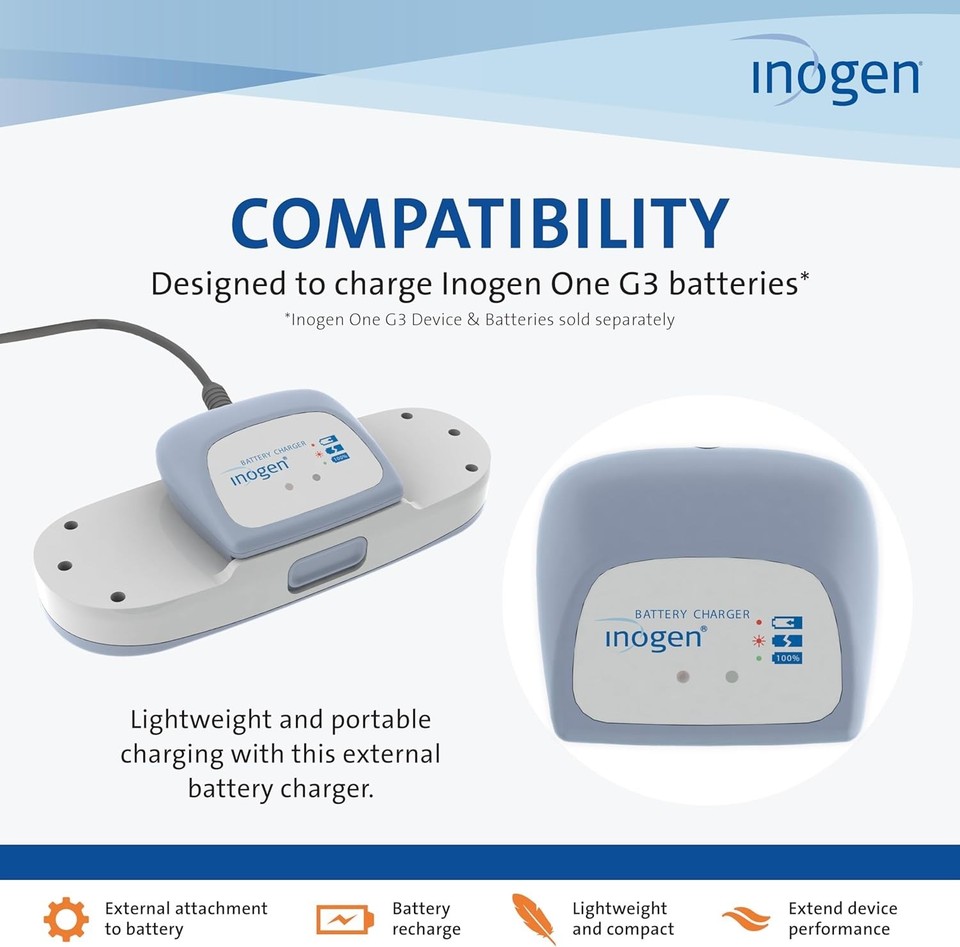 Inogen One G3 Battery Charger BA-303 BA303 with A/C adapter Power cord ...