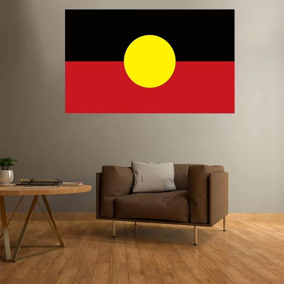 3x5 FT Aboriginal Flag 150x90cm Australian Large Heavy Duty Indigenous ...