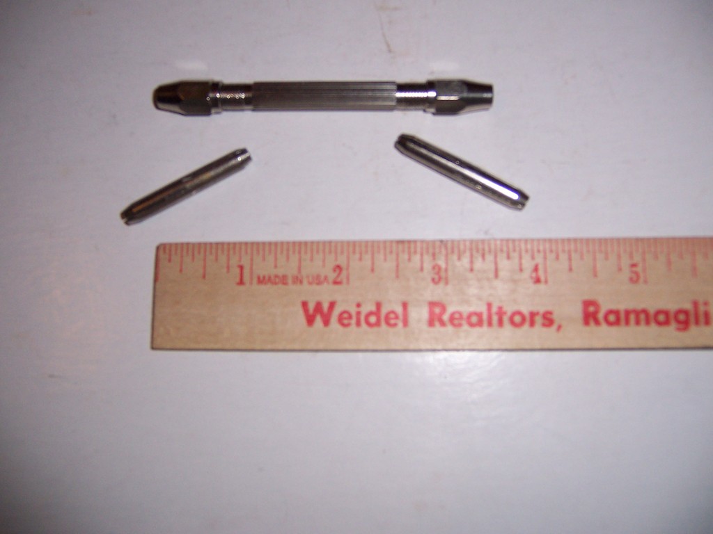 DOUBLE HEAD PIN VISE 2 REVERSABLE COLLETS PIN VICE | eBay
