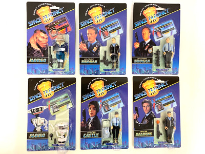 GERRY ANDERSON'S SPACE PRECINCT 2040 Lot OF 6 FIGURES ON CARDS | eBay