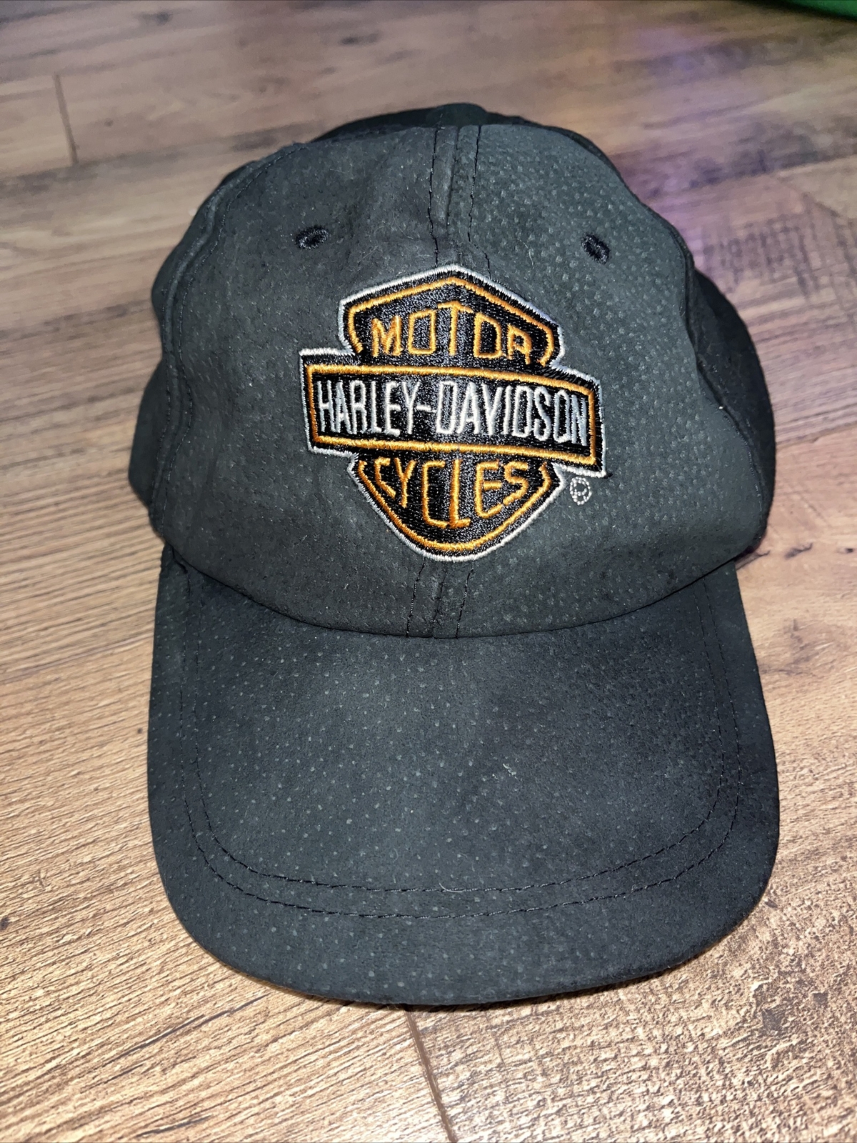 HARLEY DAVIDSON Motorcycle Hat Black Hat Embroidered … - Gem