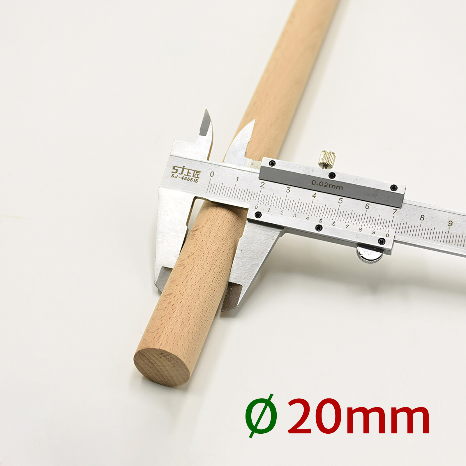 Rundstab Buche Ø 4mm bis 60mm x 20cm, Holzrundstab, Rundstäbe Holzstab ...